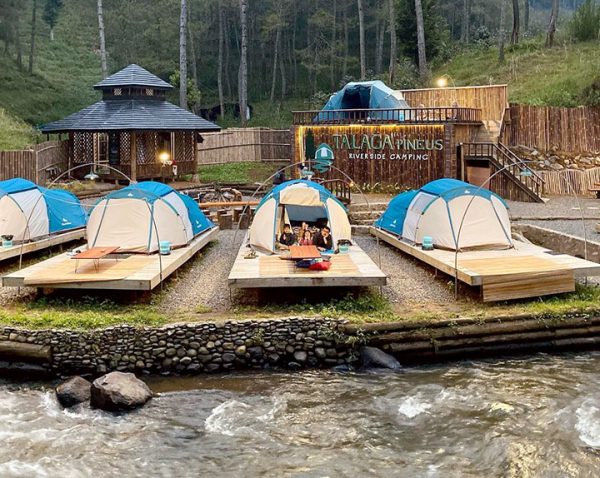 Talaga Pineus Riverside Camping: Lokasi, Harga, Cara Booking